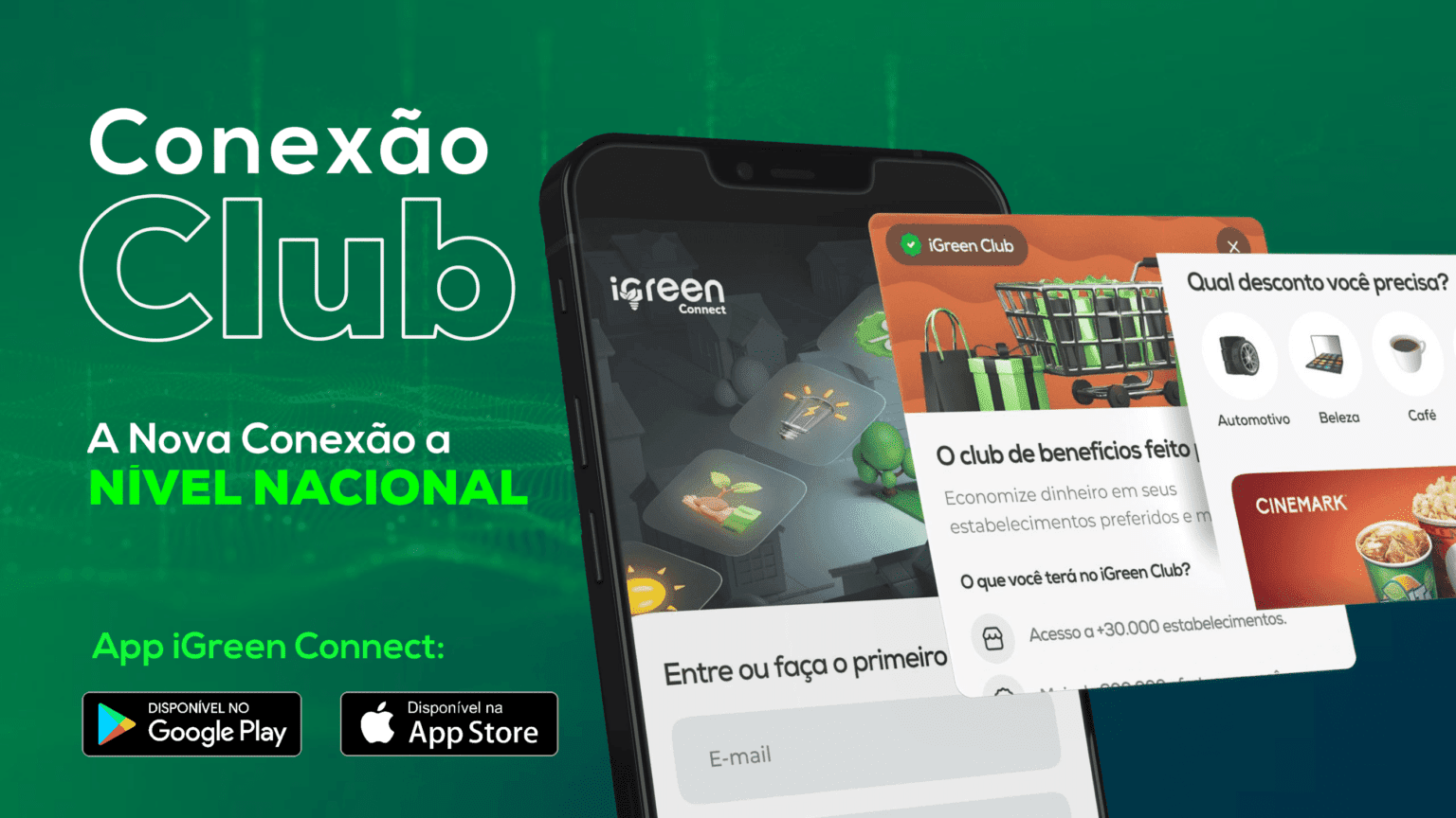 Economize até 90% com o maior Clube de benefícios do Brasil | iGreen Club